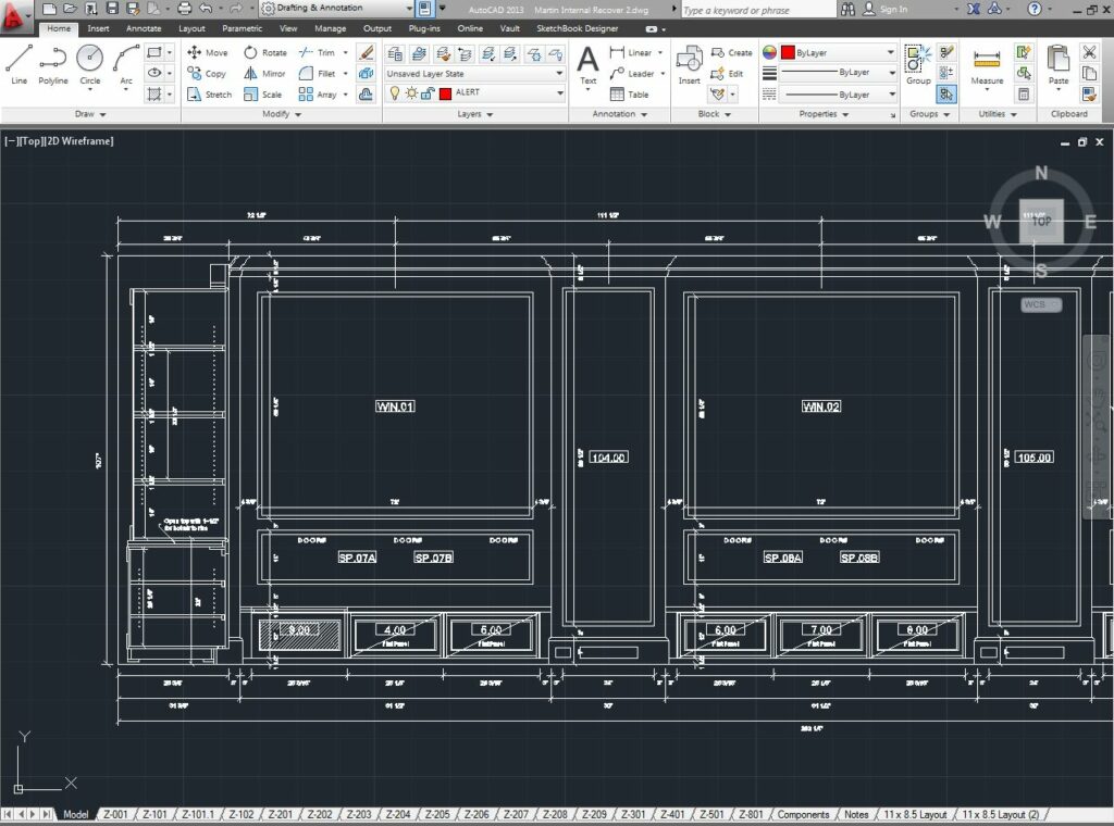 AutoCAD-Screen-Shot - RIVENDELL WOODWORKS : RIVENDELL WOODWORKS